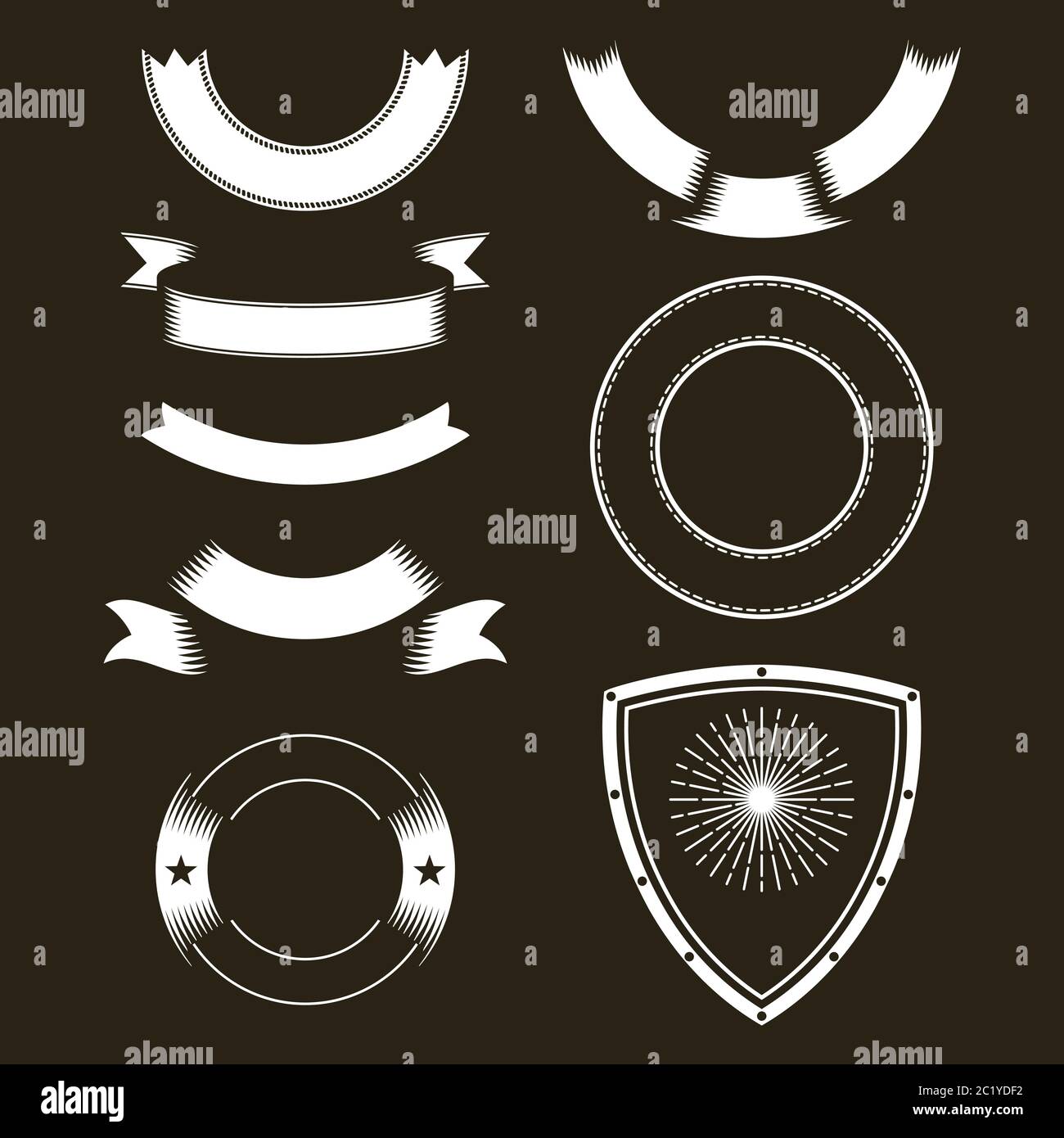 ribbons, banners, frames Stock Vector Image & Art - Alamy