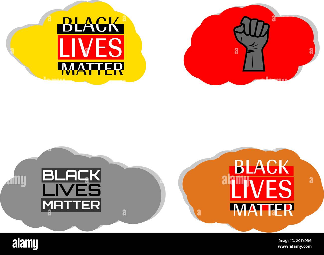 Black Lives Matter, I Can't Breathe. Protest Banner about Human Right ...