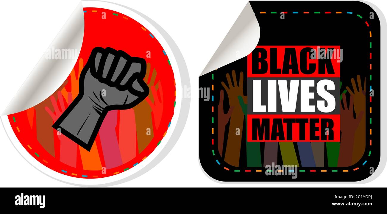 Black Lives Matter, I Can't Breathe. Protest Banner about Human Right ...