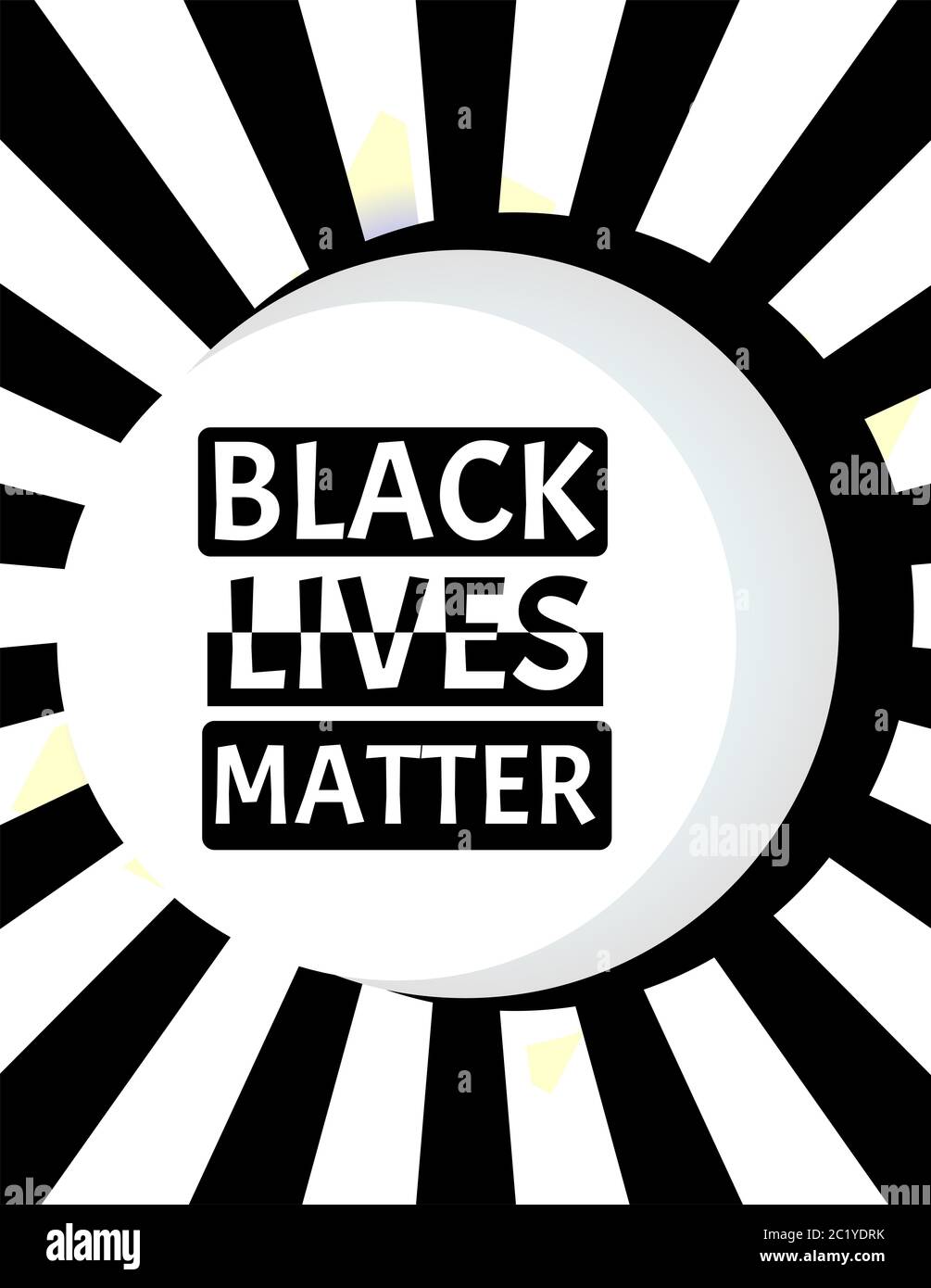 Black Lives Matter, I Can't Breathe. Protest Banner about Human Right ...