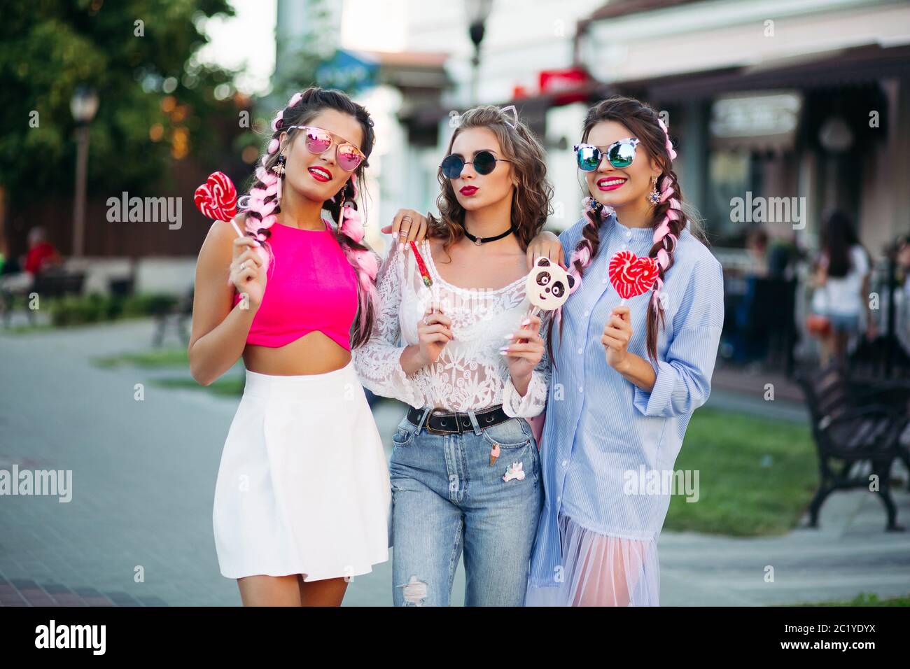 Three candies hi-res stock photography and images - Alamy