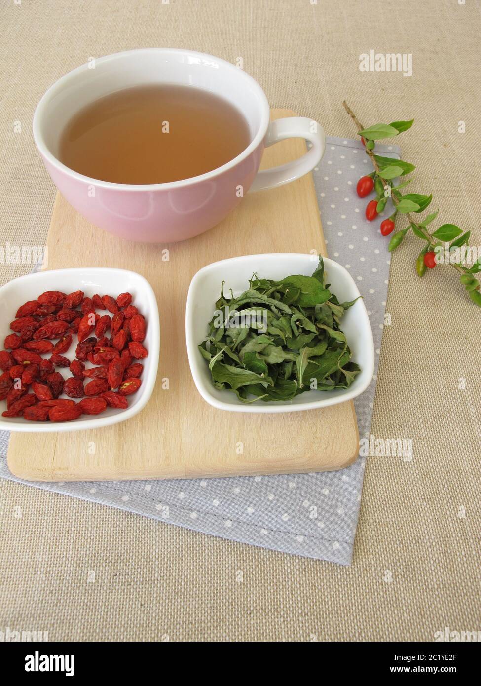 Goji berries tea hi-res stock photography and images - Alamy
