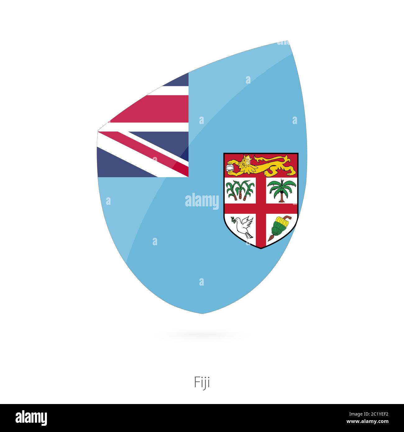 Flag of Fiji. Vector Illustration Stock Vector Image & Art - Alamy