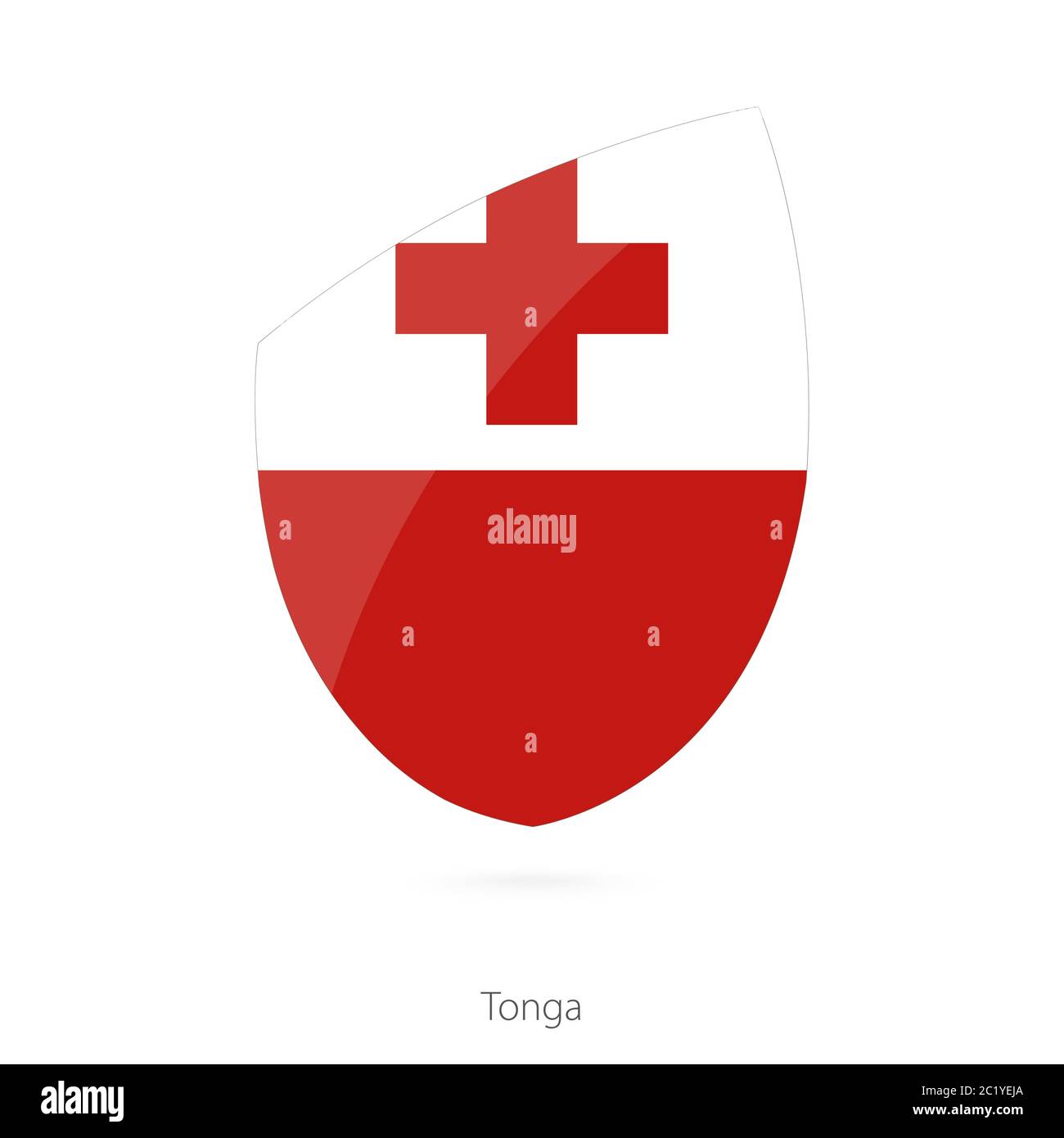 Flag of Tonga. Vector Illustration Stock Vector Image & Art - Alamy