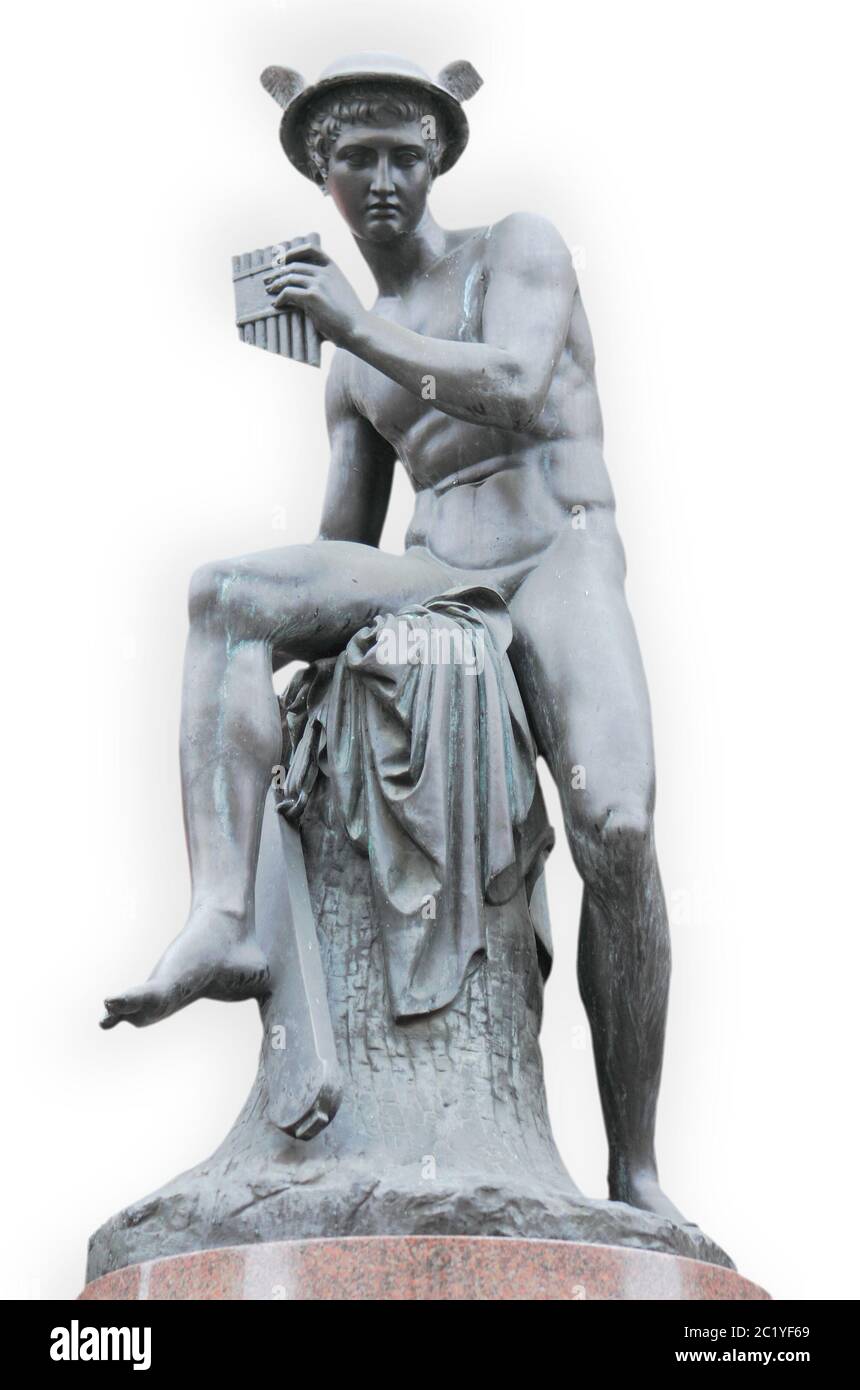 Statue of Mercury Stock Photo - Alamy