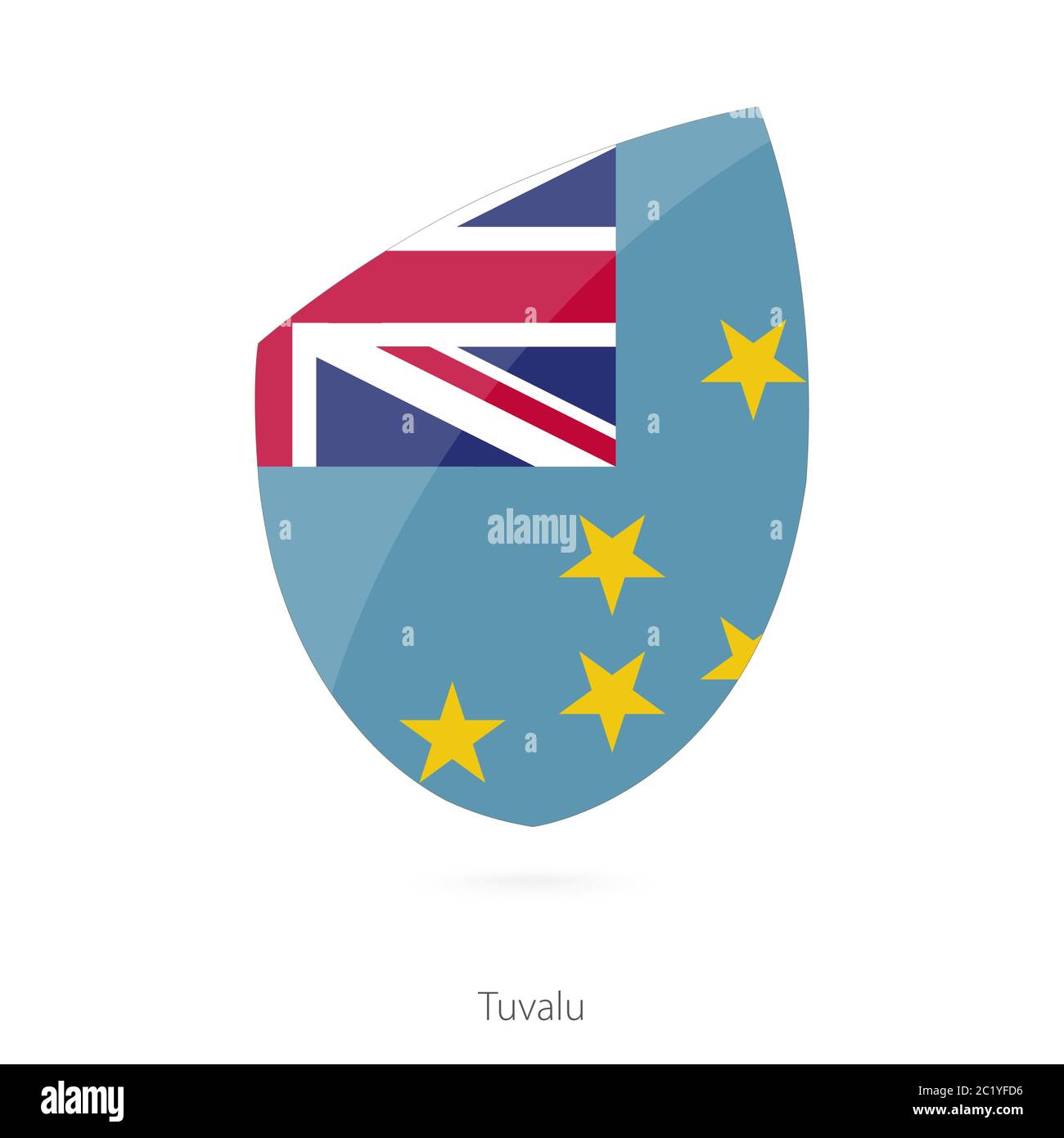 Tuvalu flag map Cut Out Stock Images & Pictures - Alamy