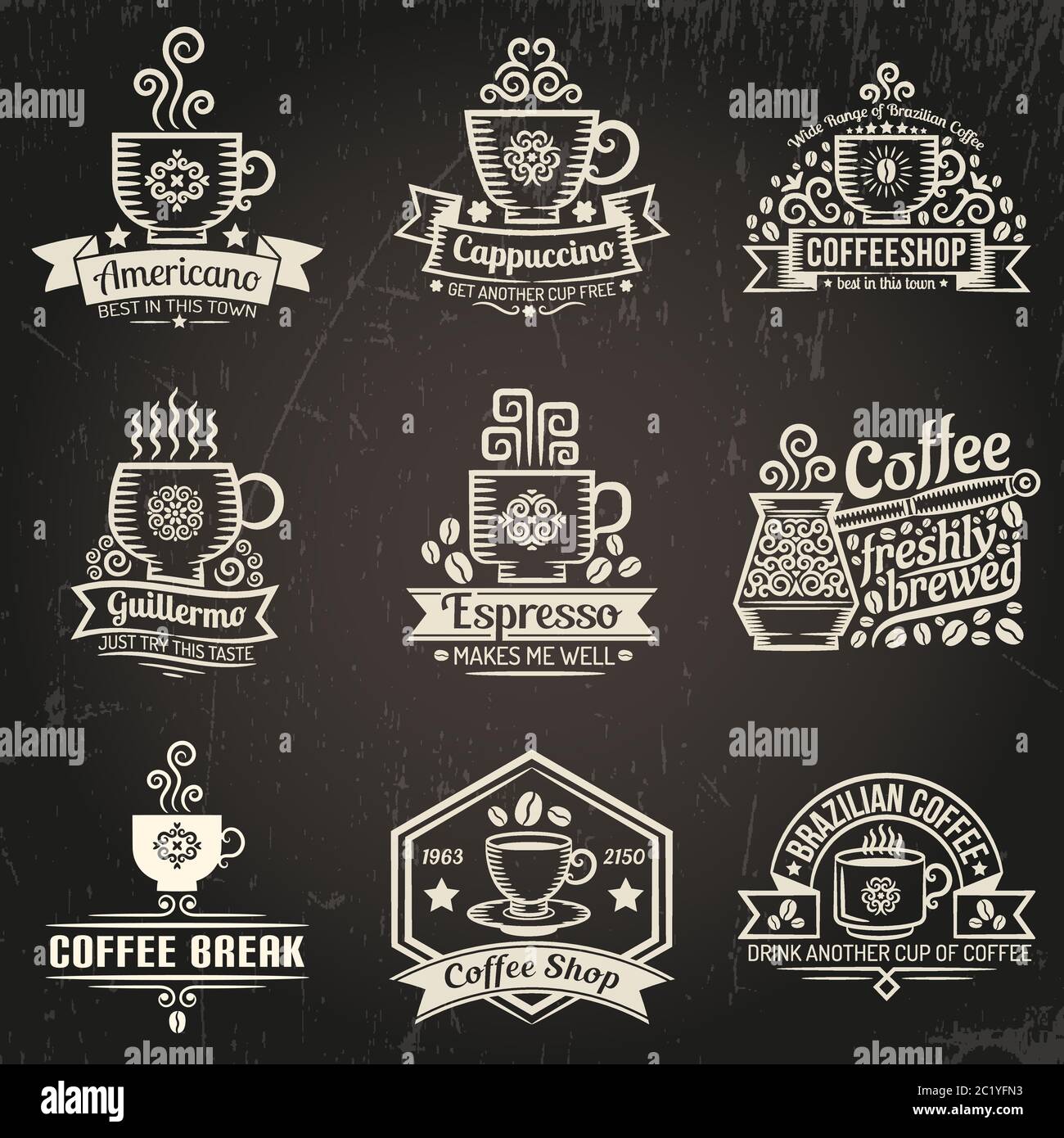Coffee break shop in Stock Vector Images - Alamy