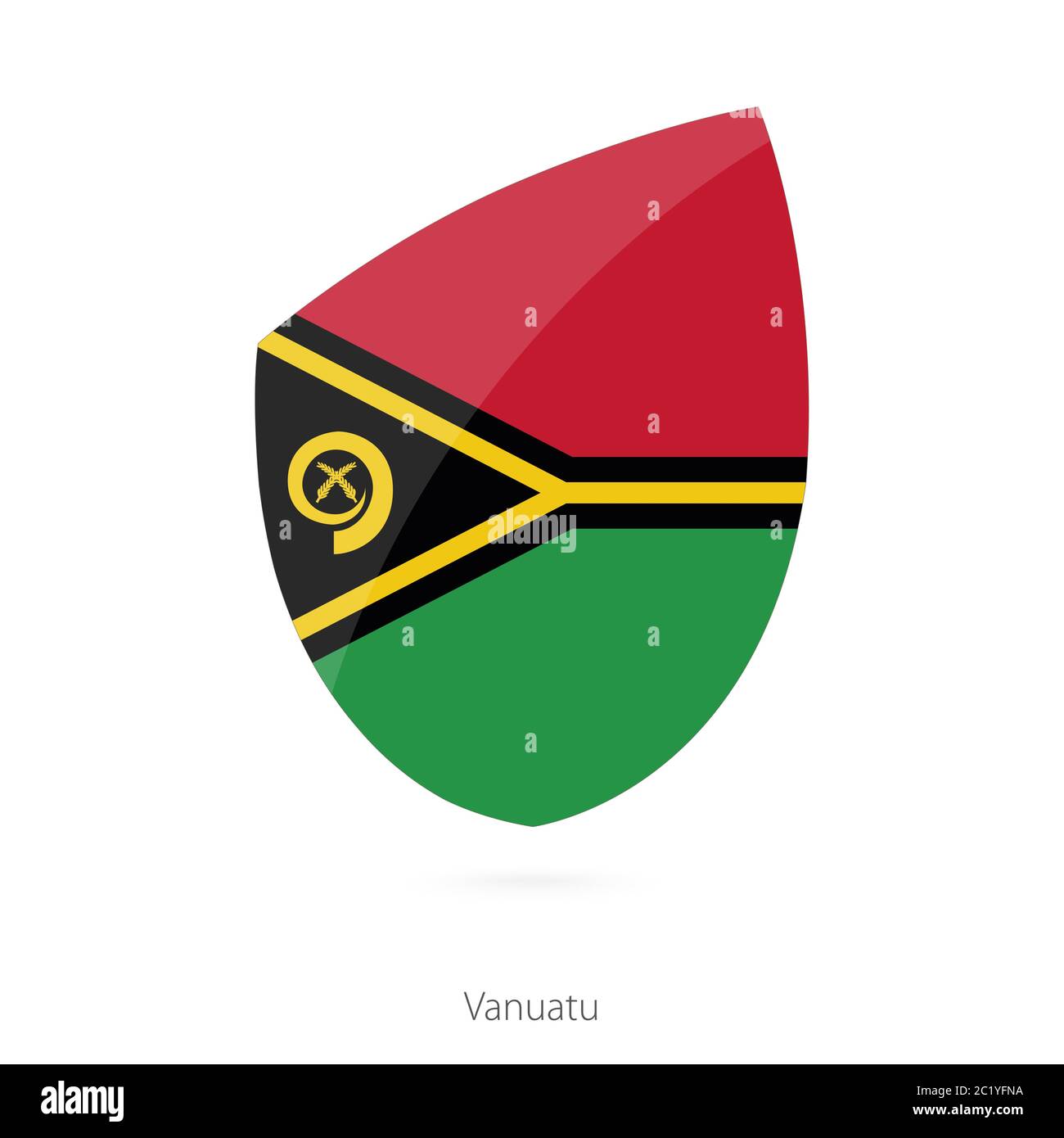 Flag of Vanuatu. Vector Illustration Stock Vector Image & Art - Alamy