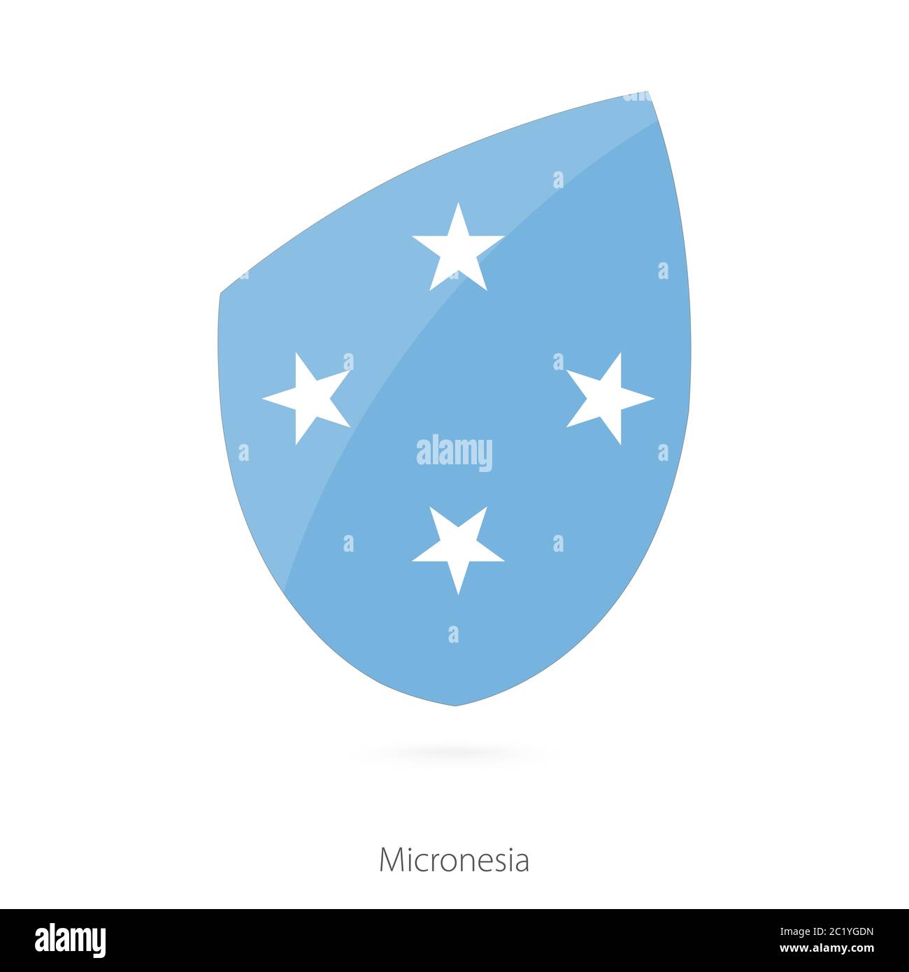 Flag of Micronesia. Vector Illustration Stock Vector Image & Art - Alamy