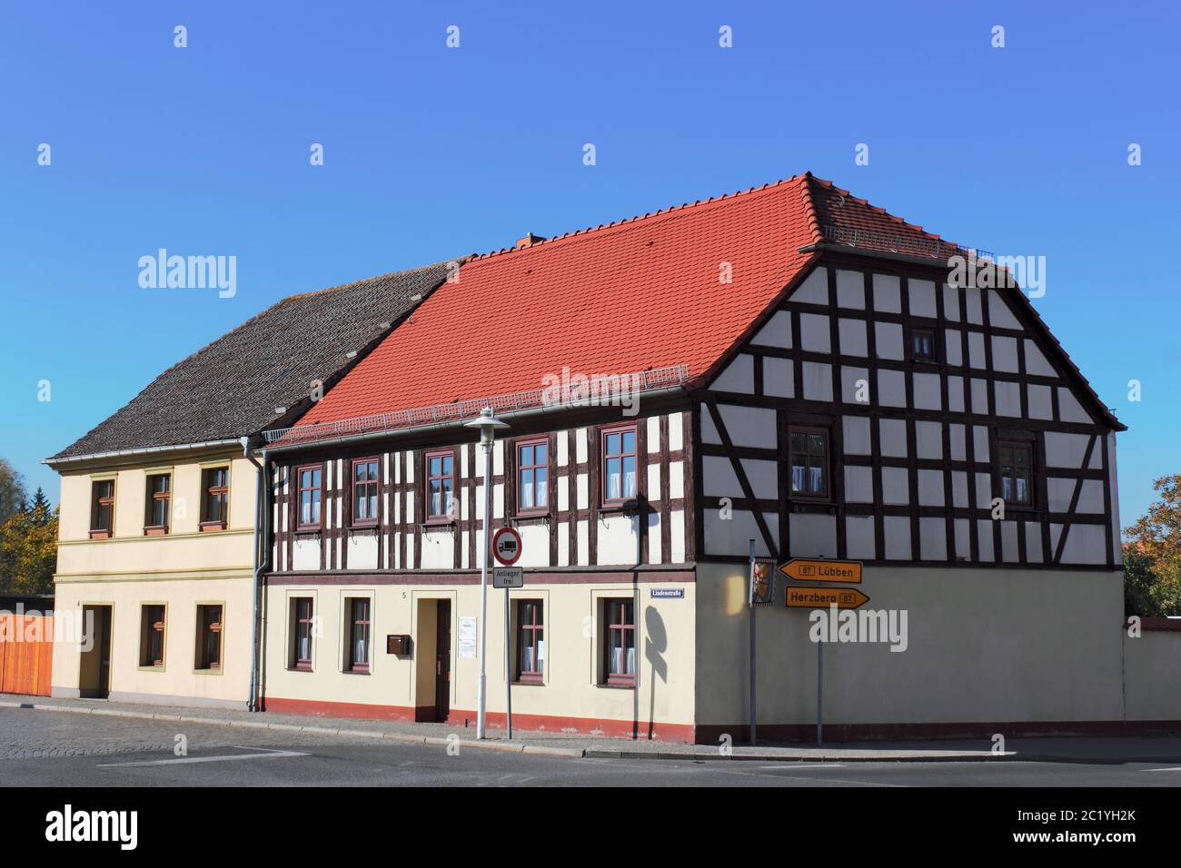 Old half-timbered house Stock Photo - Alamy