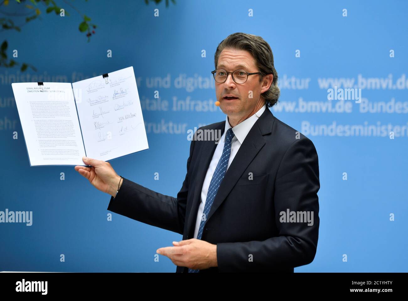 Berlin, Germany. 16th June, 2020. Federal Minister of Transport Andreas ...