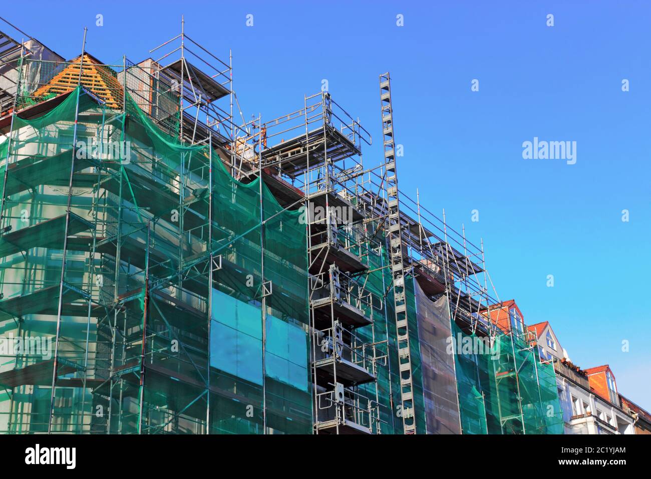 refurbishment of an old building Stock Photo - Alamy