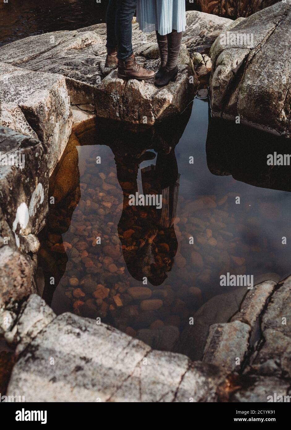 Couple reflection in mirror hi-res stock photography and images - Alamy