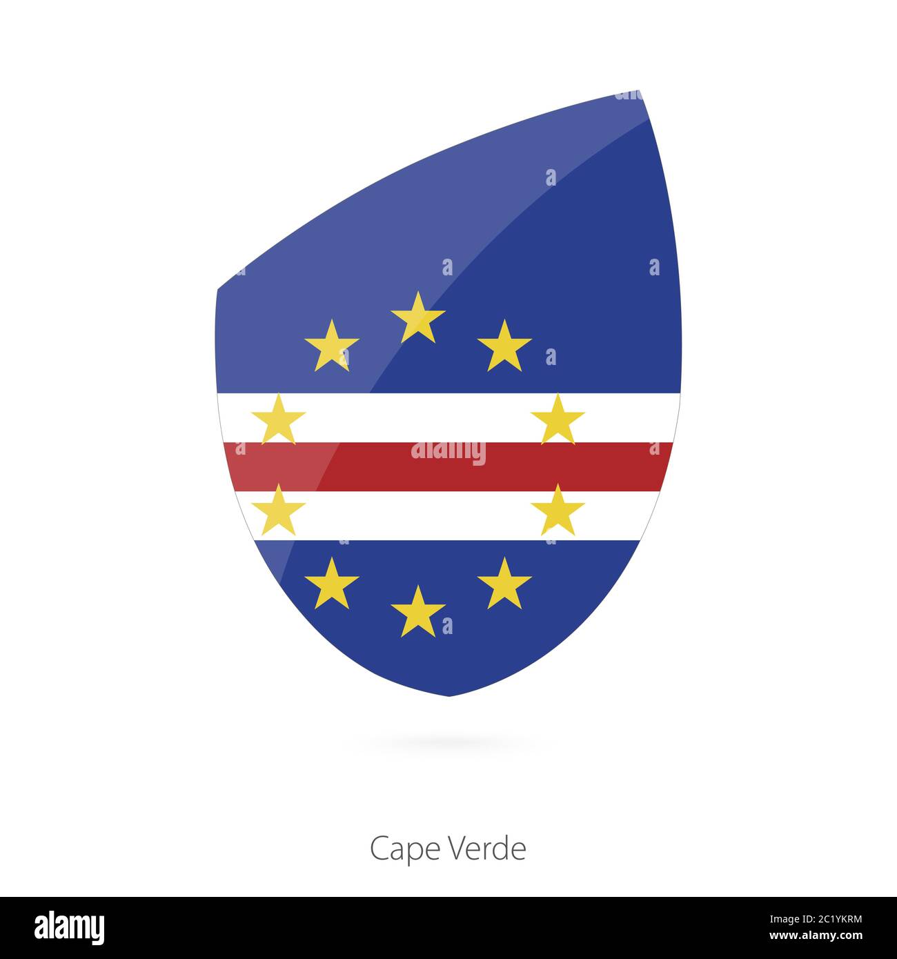 Flag of Cape Verde. Vector Illustration Stock Vector Image & Art - Alamy