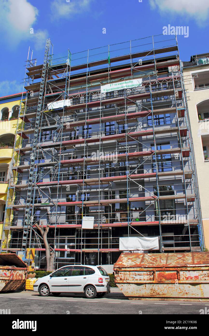 refurbishment of an old building Stock Photo - Alamy