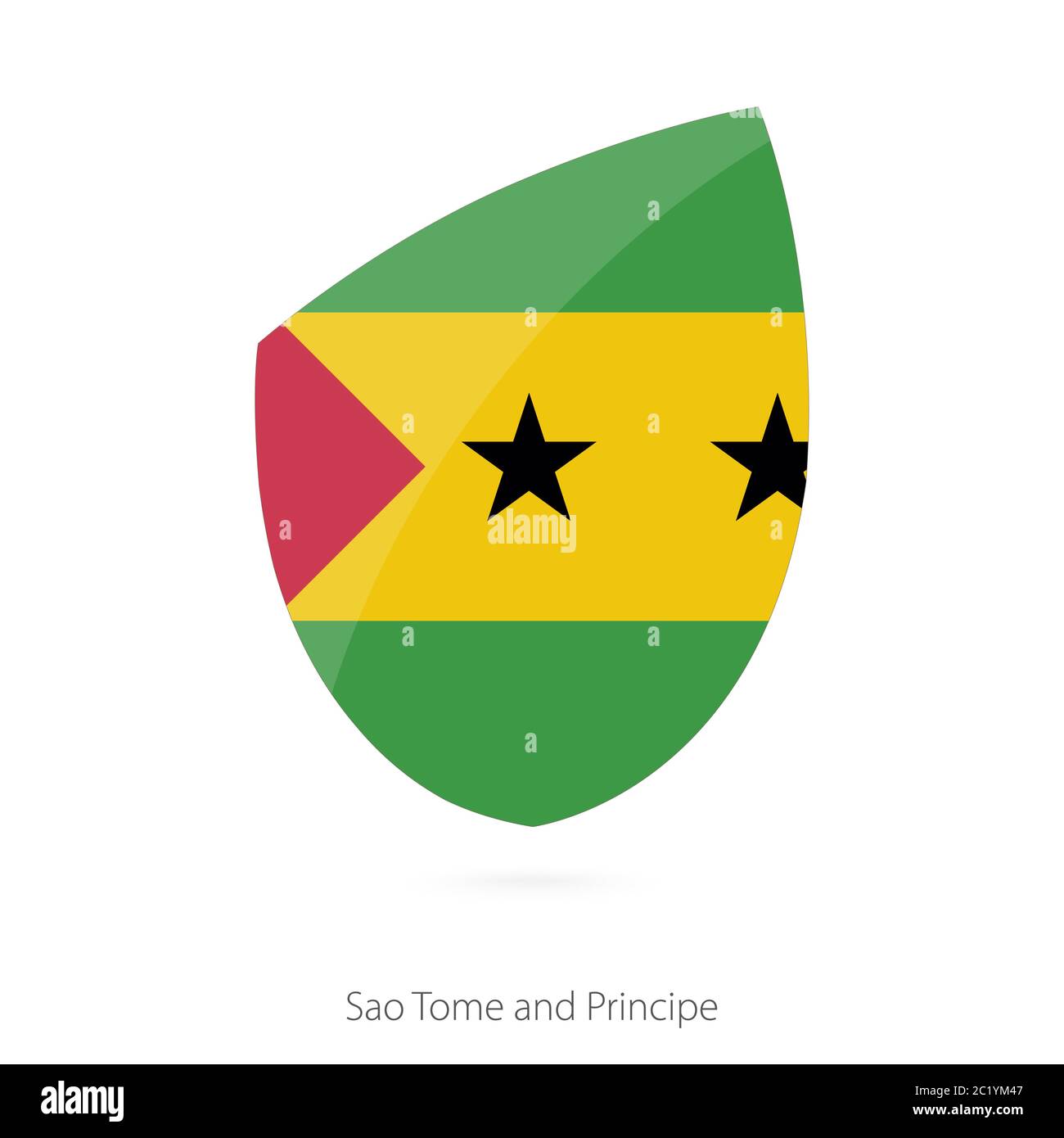 Flag of Sao Tome and Principe. Vector Illustration Stock Vector Image ...