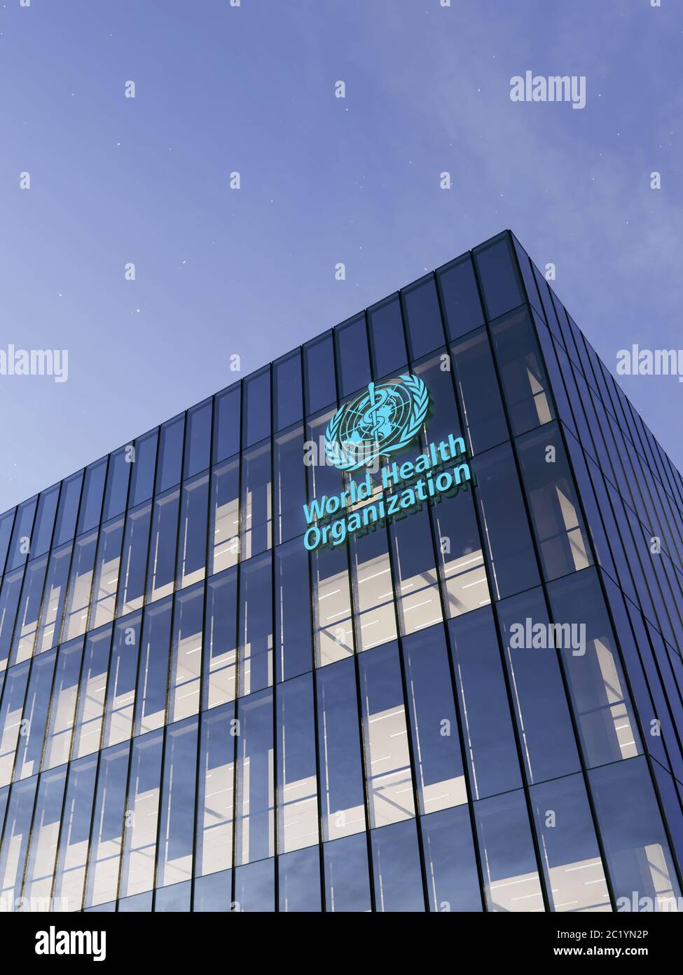 June 15, 2020, Editorial Use Only, 3D CGI. World Health Organization ...