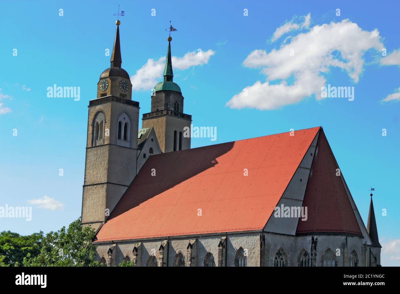 Magdeburg St. John's Church Stock Photo - Alamy