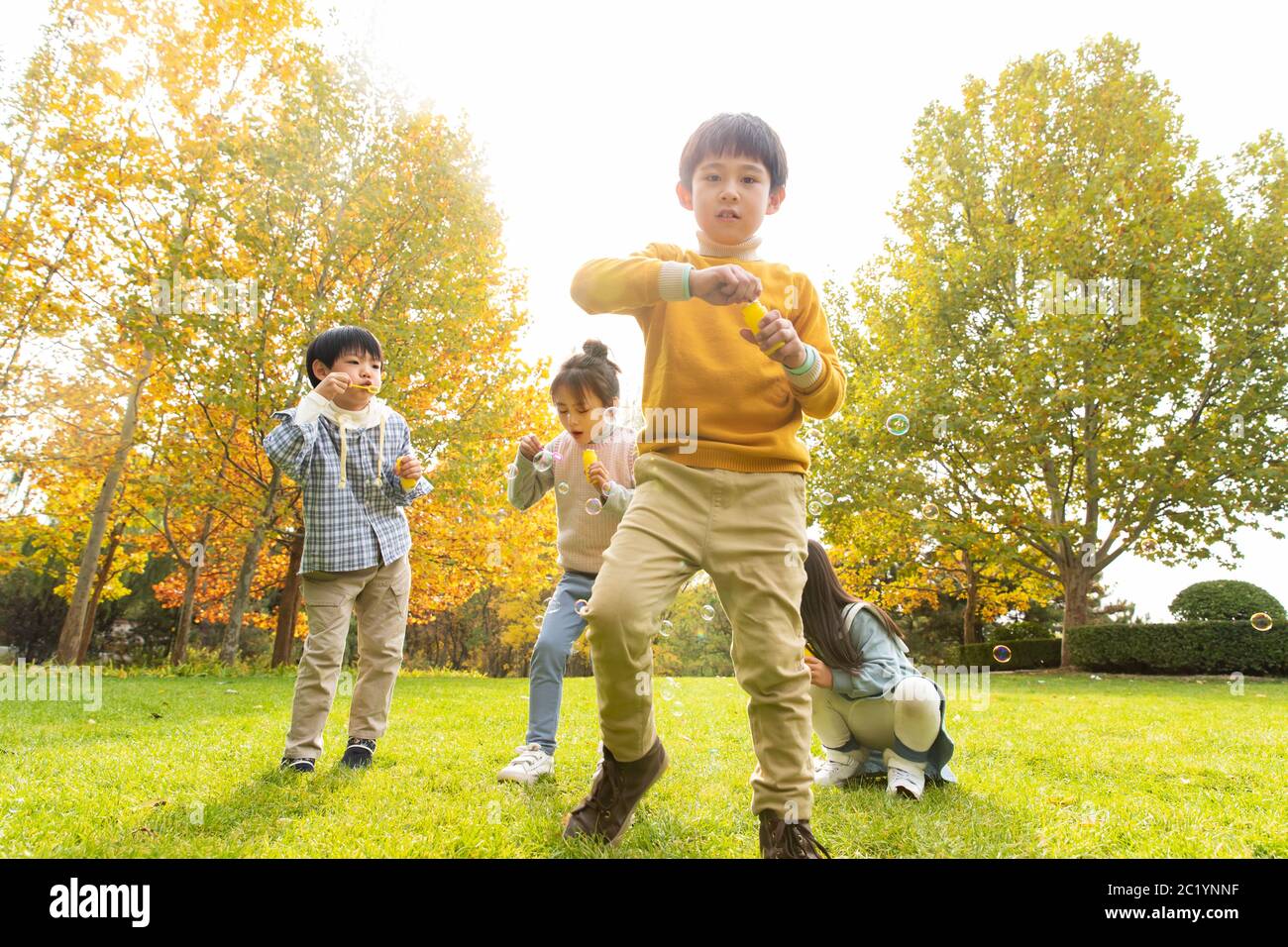 Run Grass Child Happy 3 4 Years High Resolution Stock Photography and ...