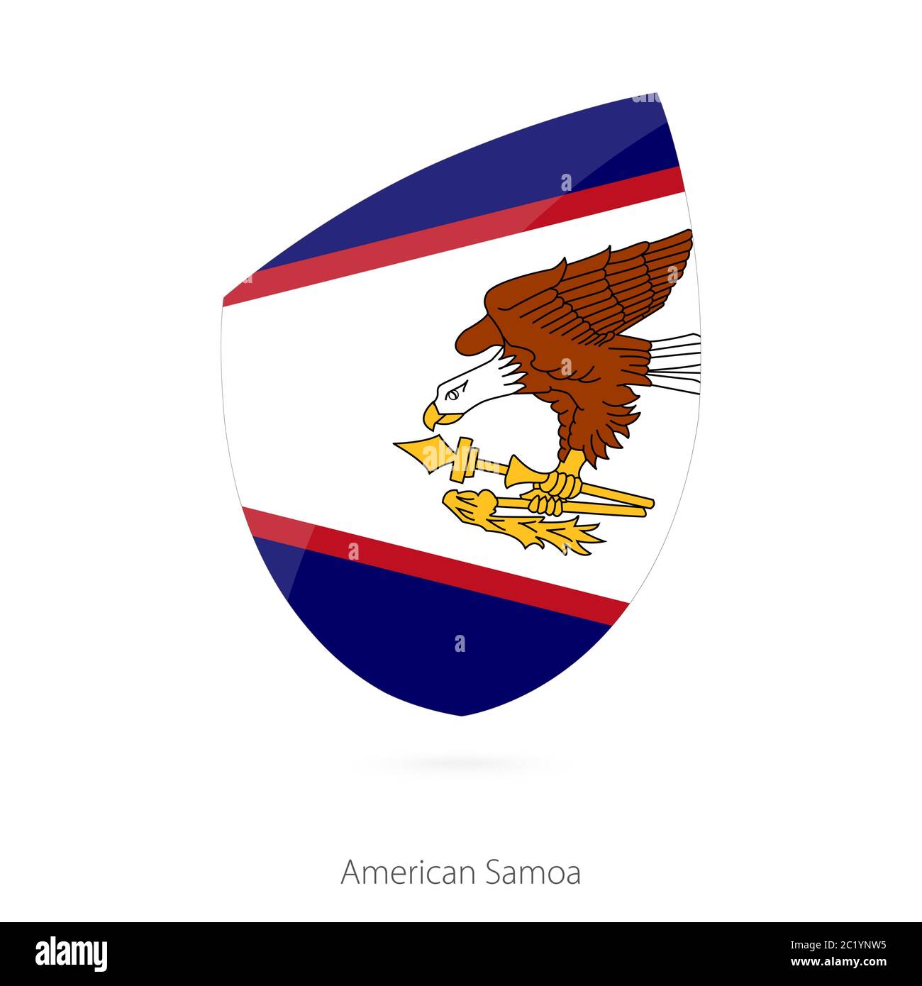 Flag of American Samoa. Vector Illustration Stock Vector Image & Art ...