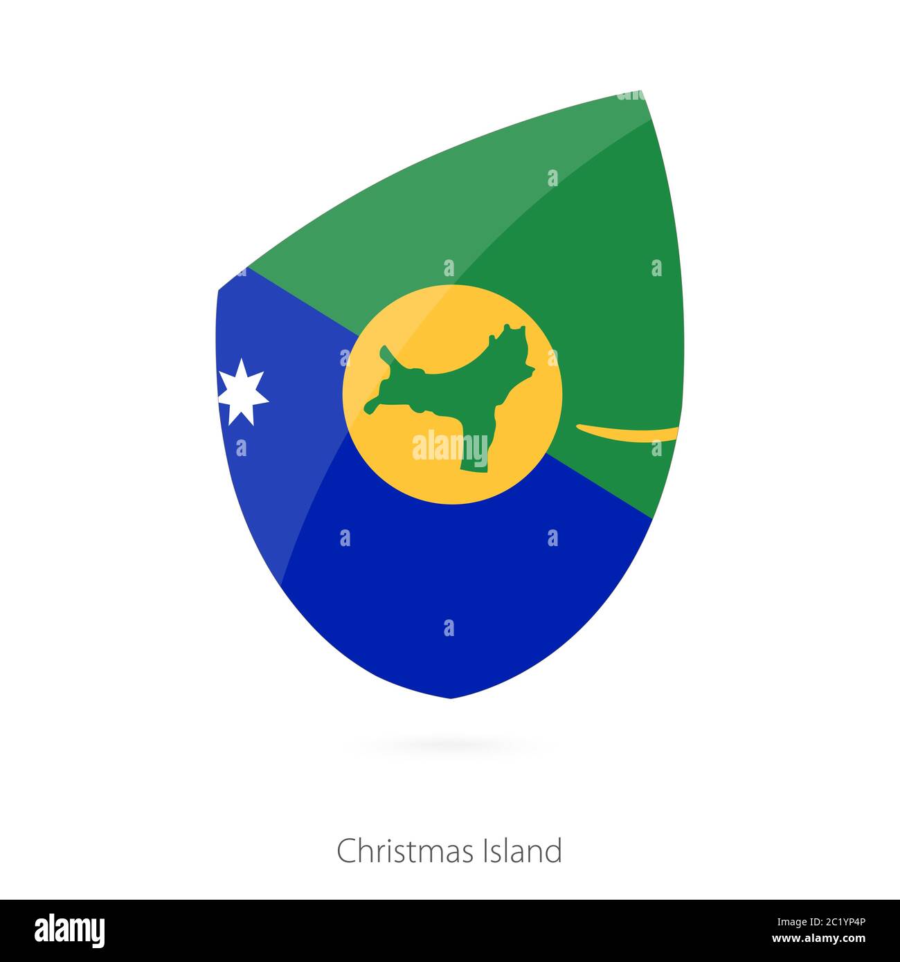 Flag of Christmas Island. Vector Illustration Stock Vector Image & Art ...