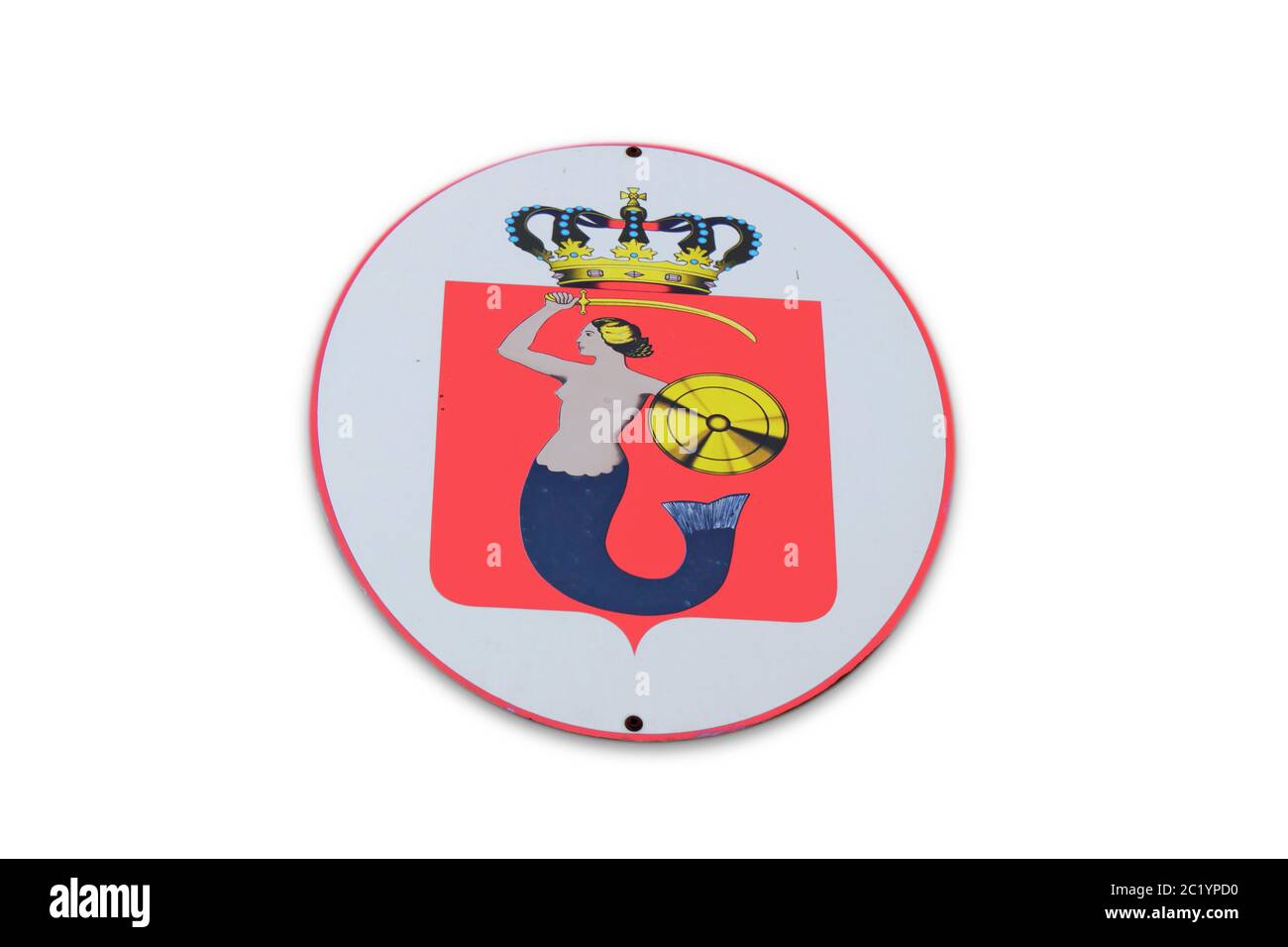 Warsaw city emblem Stock Photo - Alamy