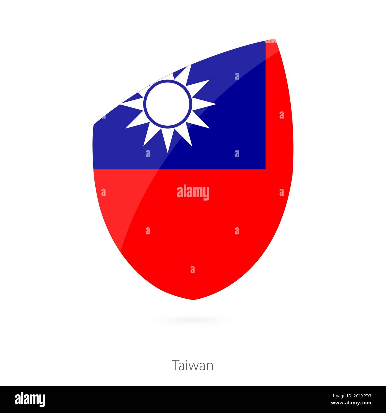 Flag of Taiwan. Vector Illustration Stock Vector Image & Art - Alamy