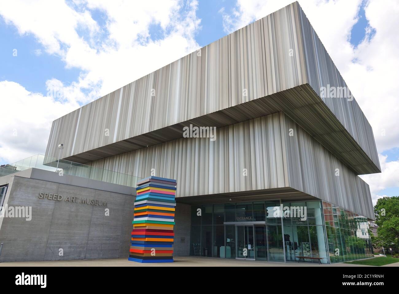 LOUISVILLE, KY -30 MAY 2020- View of the Speed Art Museum located at ...
