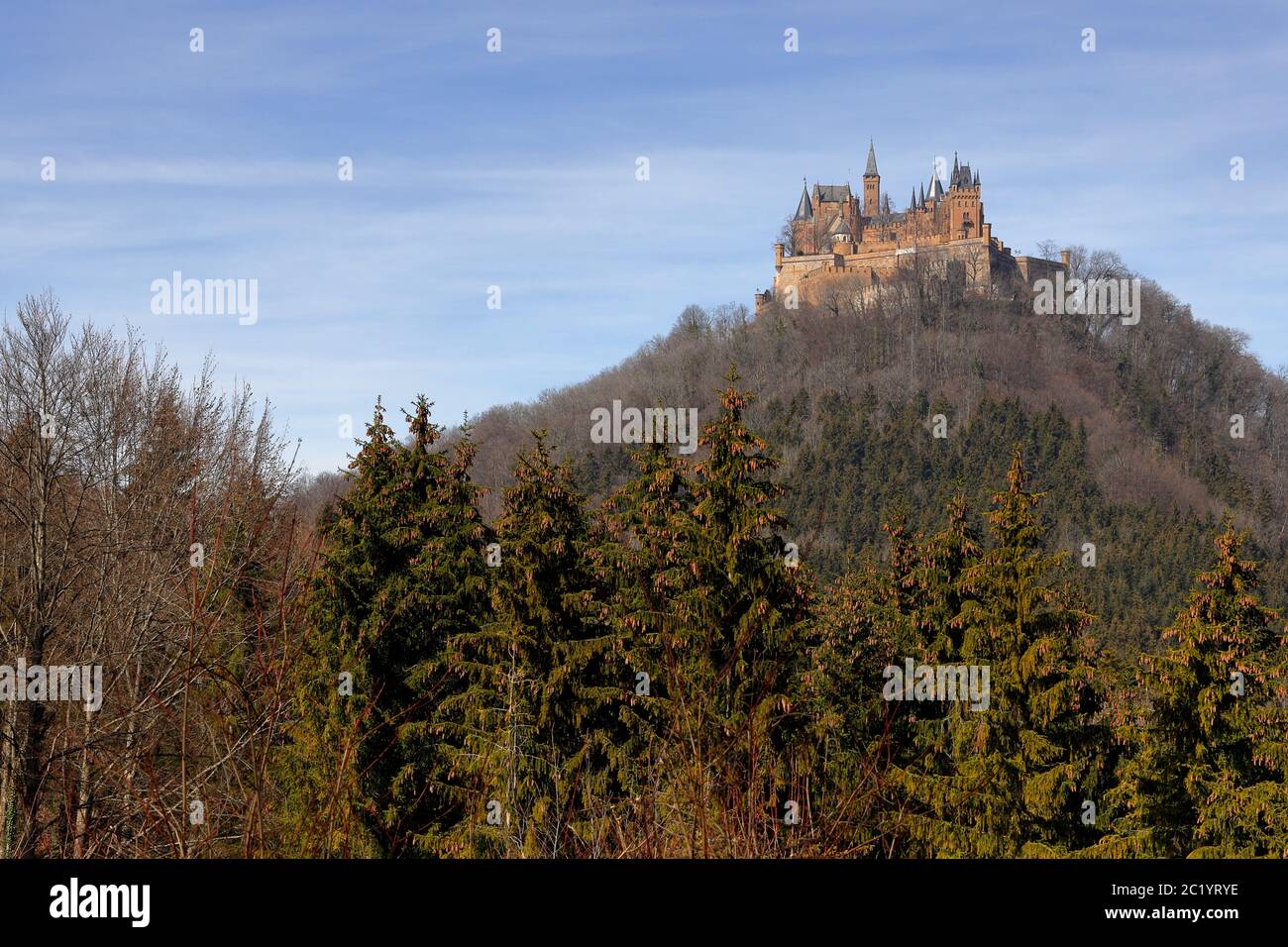 Hollenzollern Castle in Germany Stock Photo - Alamy