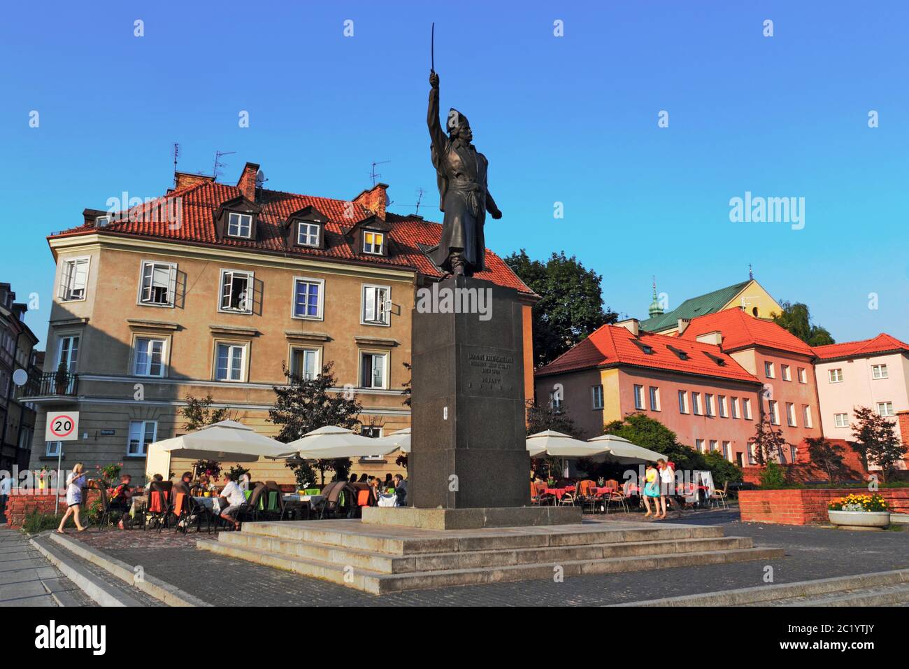 Jan Kilinski Monument Stock Photo - Alamy
