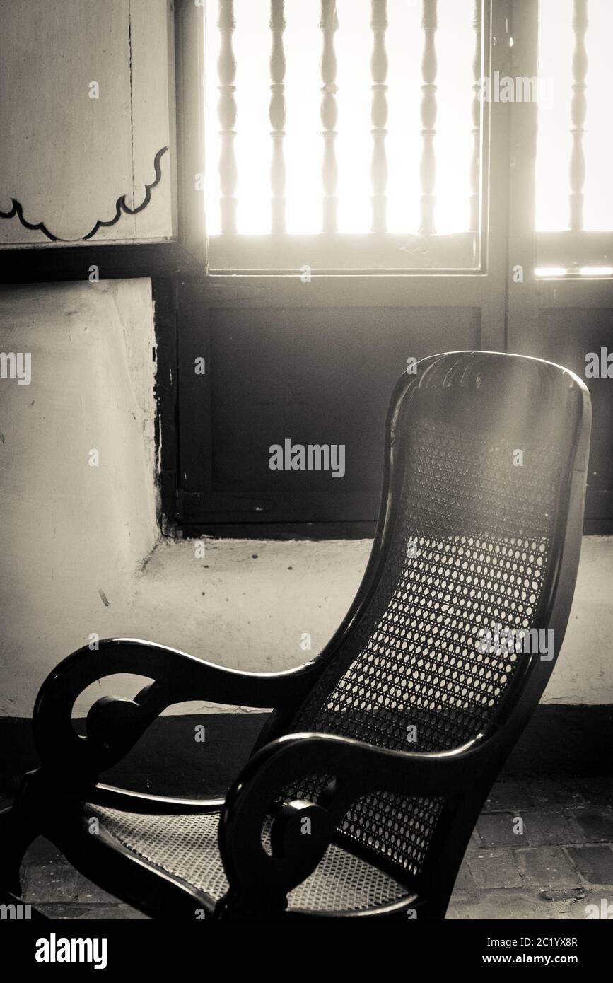 Caribbean style rocking chair hi-res stock photography and images - Alamy
