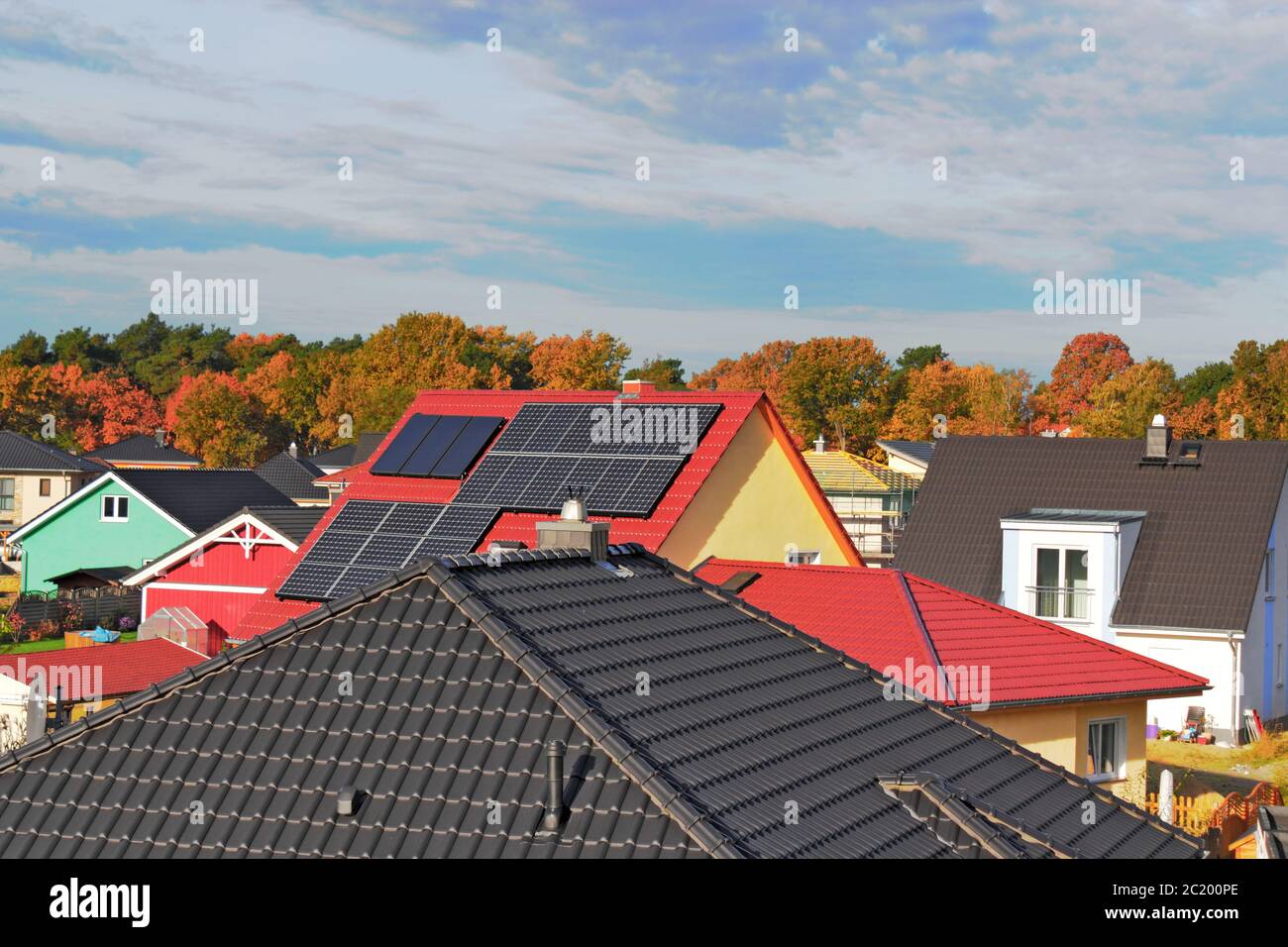 Sea of rooftops hi-res stock photography and images - Alamy