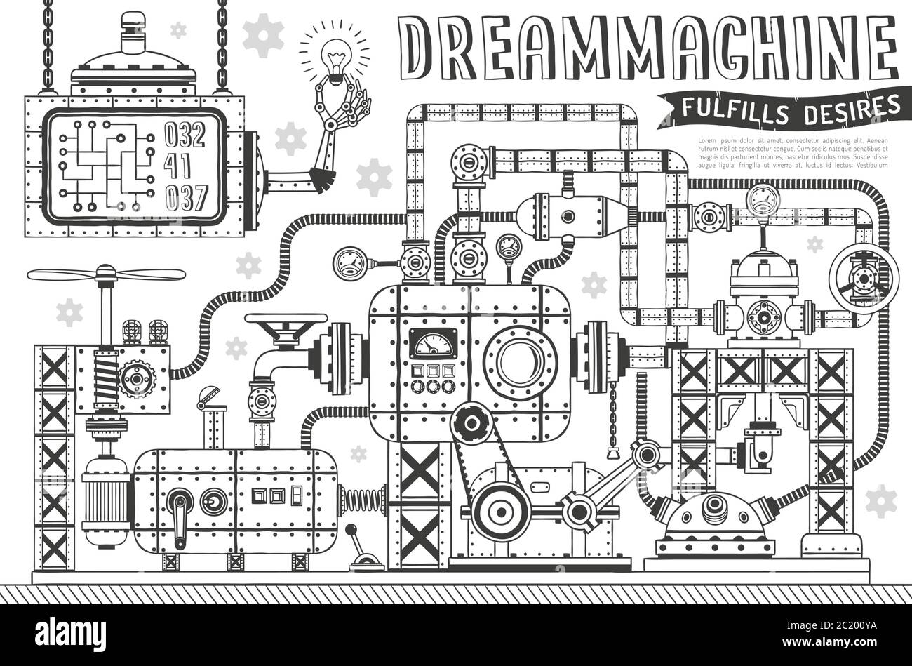 Time machine Stock Vector Images - Alamy