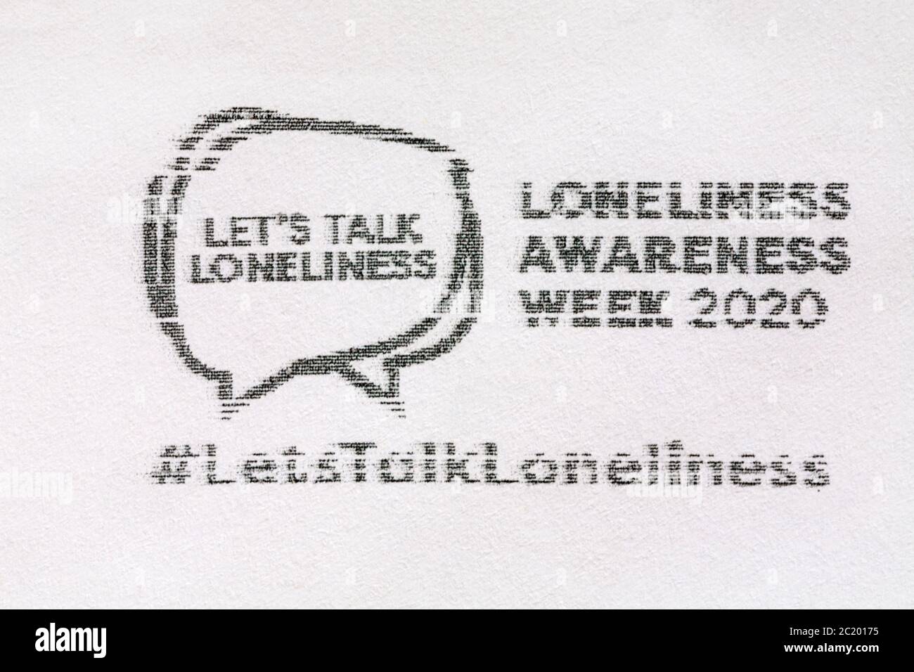 Lets talk loneliness message hi-res stock photography and images - Alamy