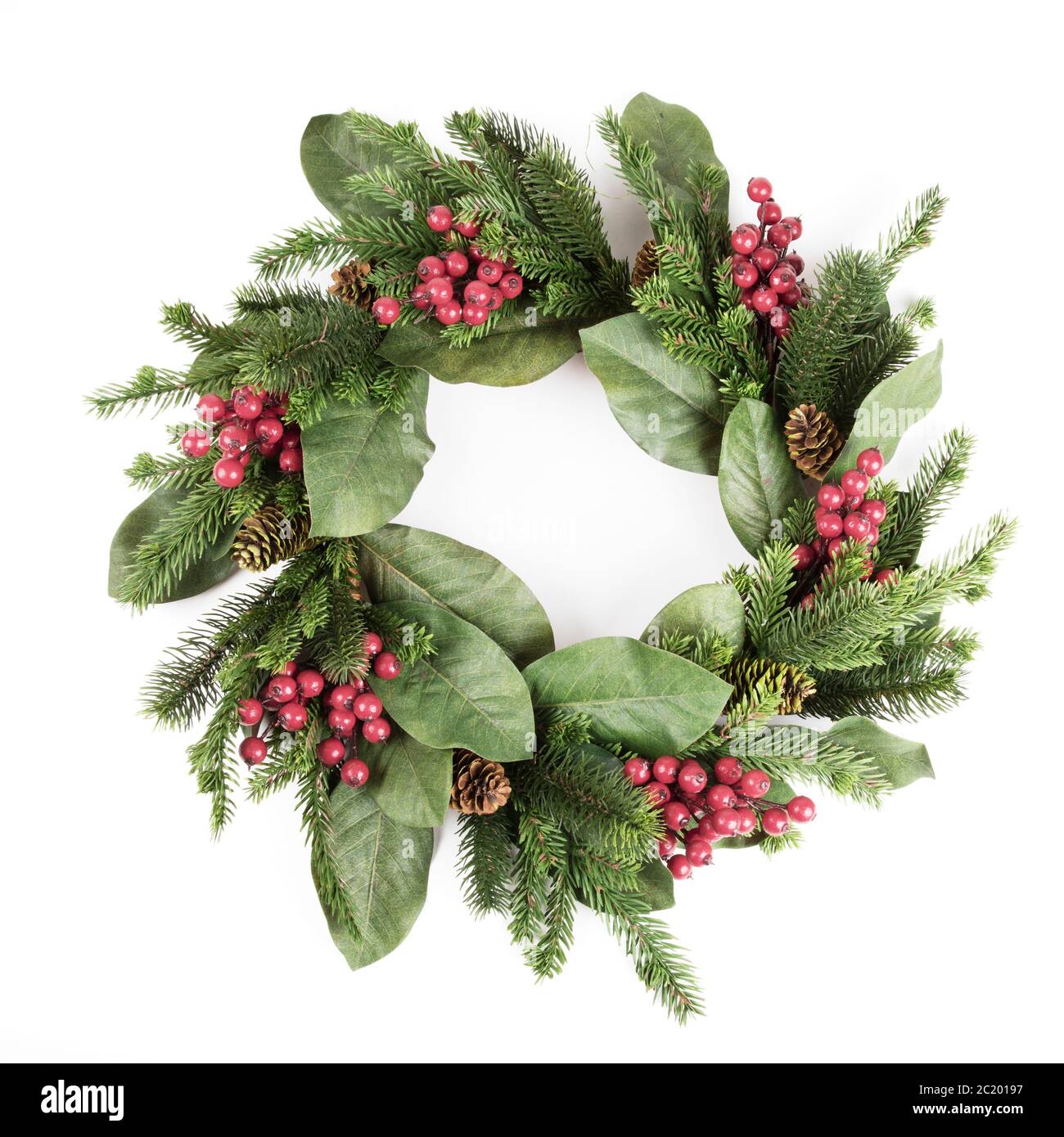 Christmas holiday evergreen branches Cut Out Stock Images & Pictures ...