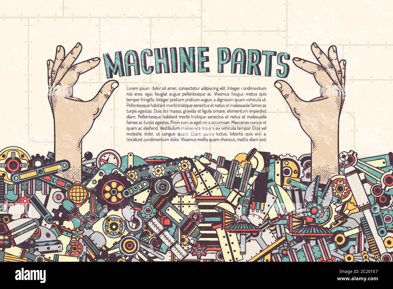 Vintage mechanical engineering drawing hi-res stock photography and ...