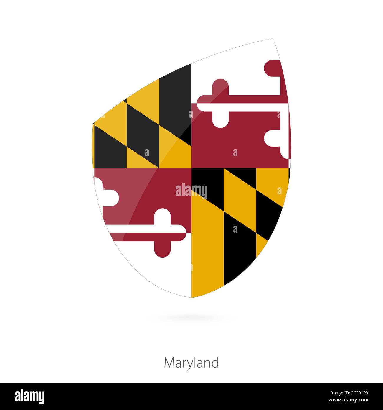 Flag of Maryland. Vector Illustration Stock Vector Image & Art - Alamy
