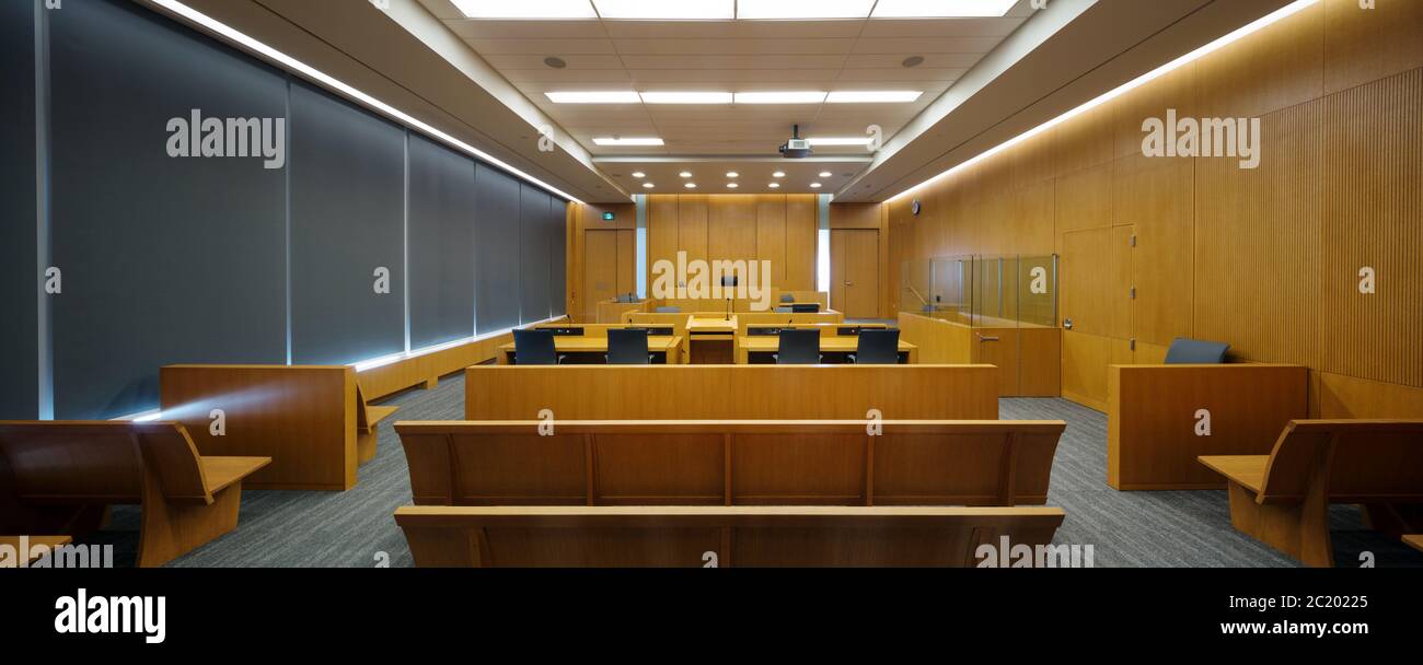 Courtroom witness stand hi-res stock photography and images - Alamy