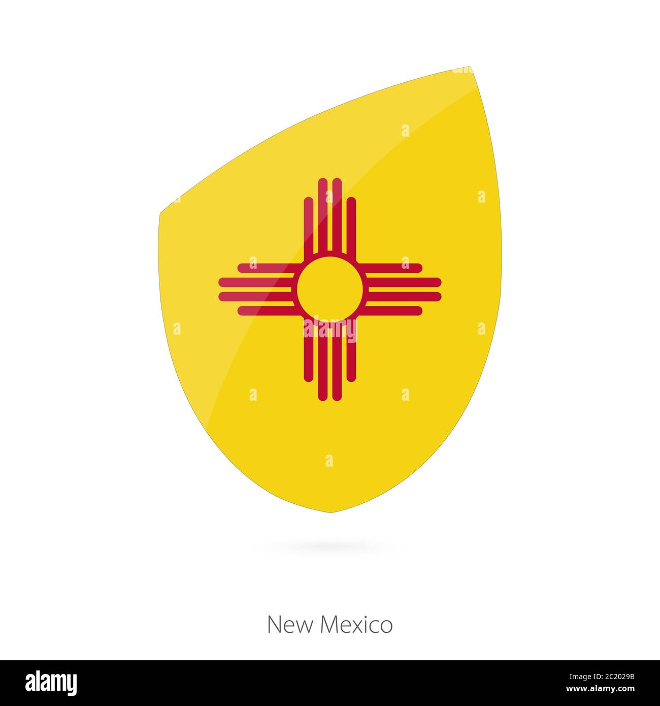 Flag of New Mexico. Vector Illustration Stock Vector Image & Art - Alamy