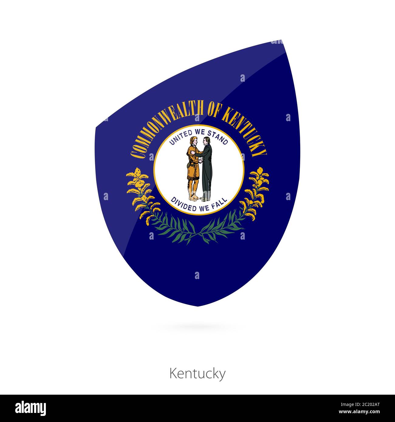 Flag of Kentucky. Vector Illustration Stock Vector Image & Art - Alamy