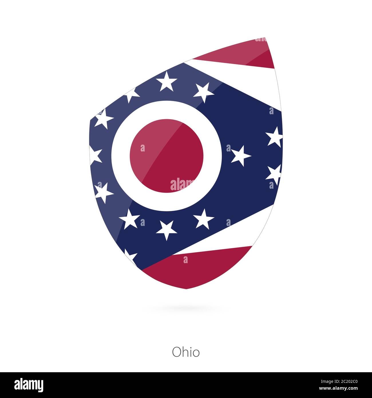 Flag of Ohio. Vector Illustration Stock Vector Image & Art - Alamy
