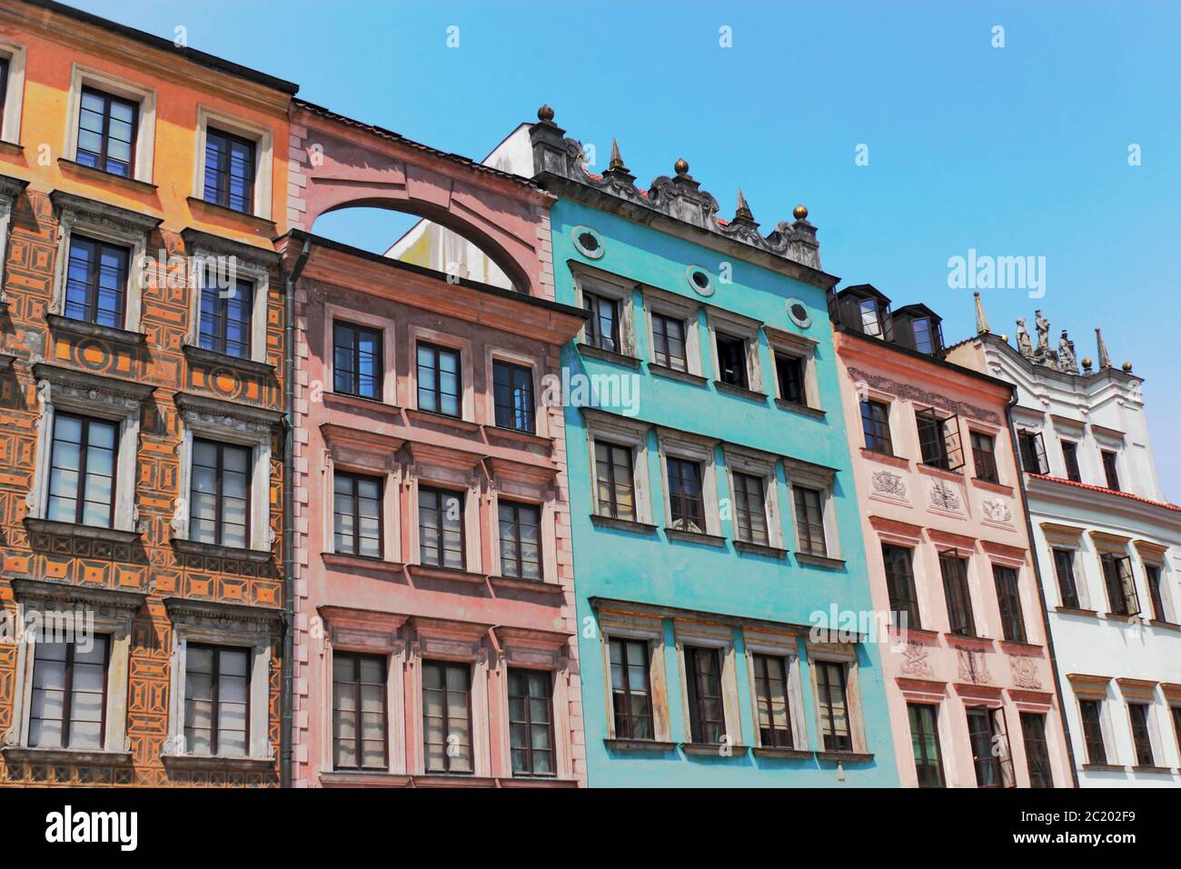 Historical row of houses Stock Photo - Alamy