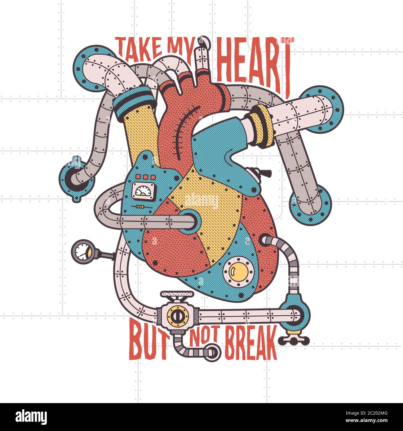 Industrial mechanism mechanical metal Stock Vector Images - Alamy