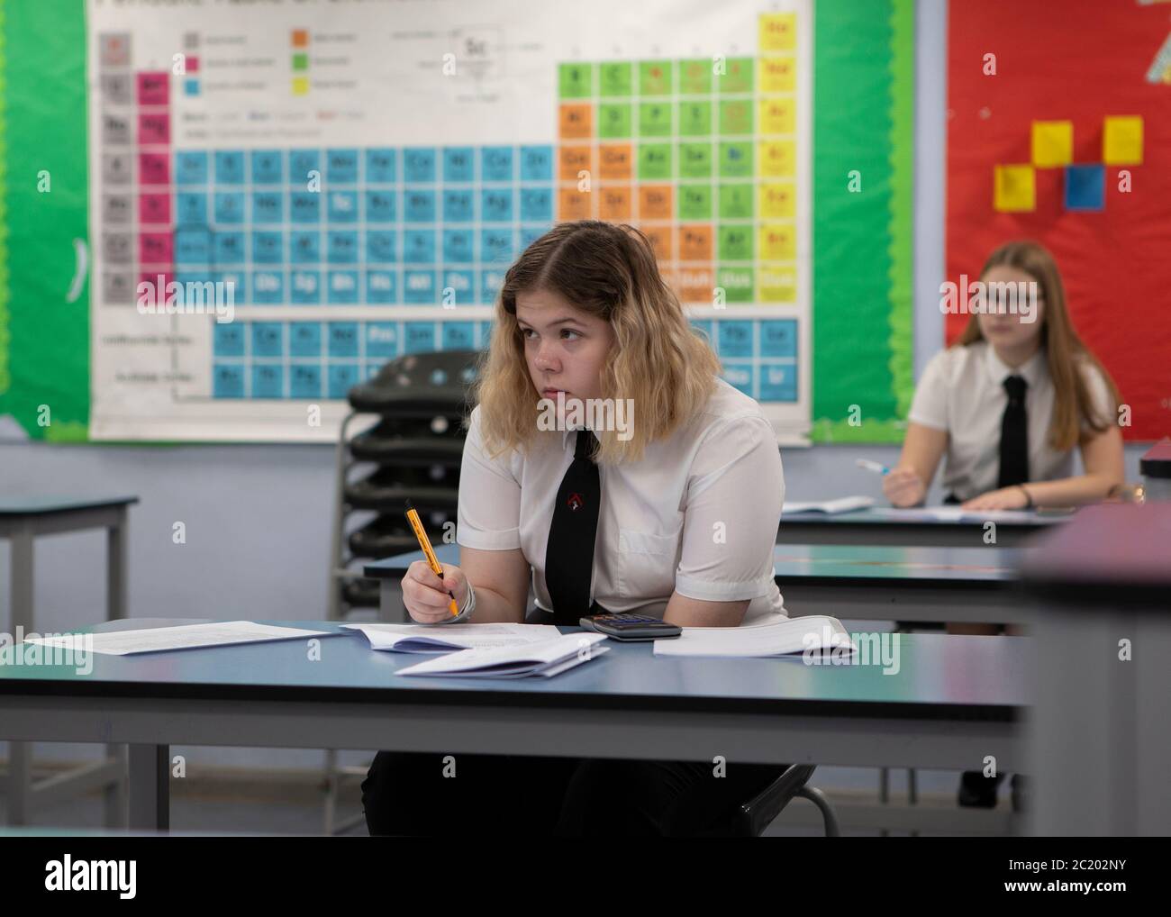 STANFORD LE HOPE, ENGLAND, JUNE 16TH - Year 10 pupils . Ortu Gable Hall ...