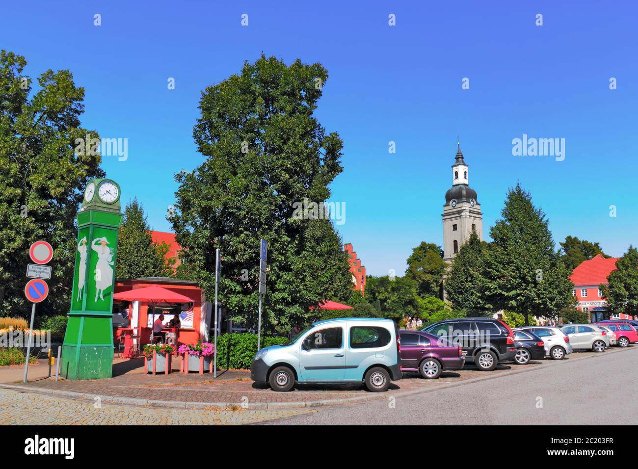 Old town of Genthin Stock Photo - Alamy
