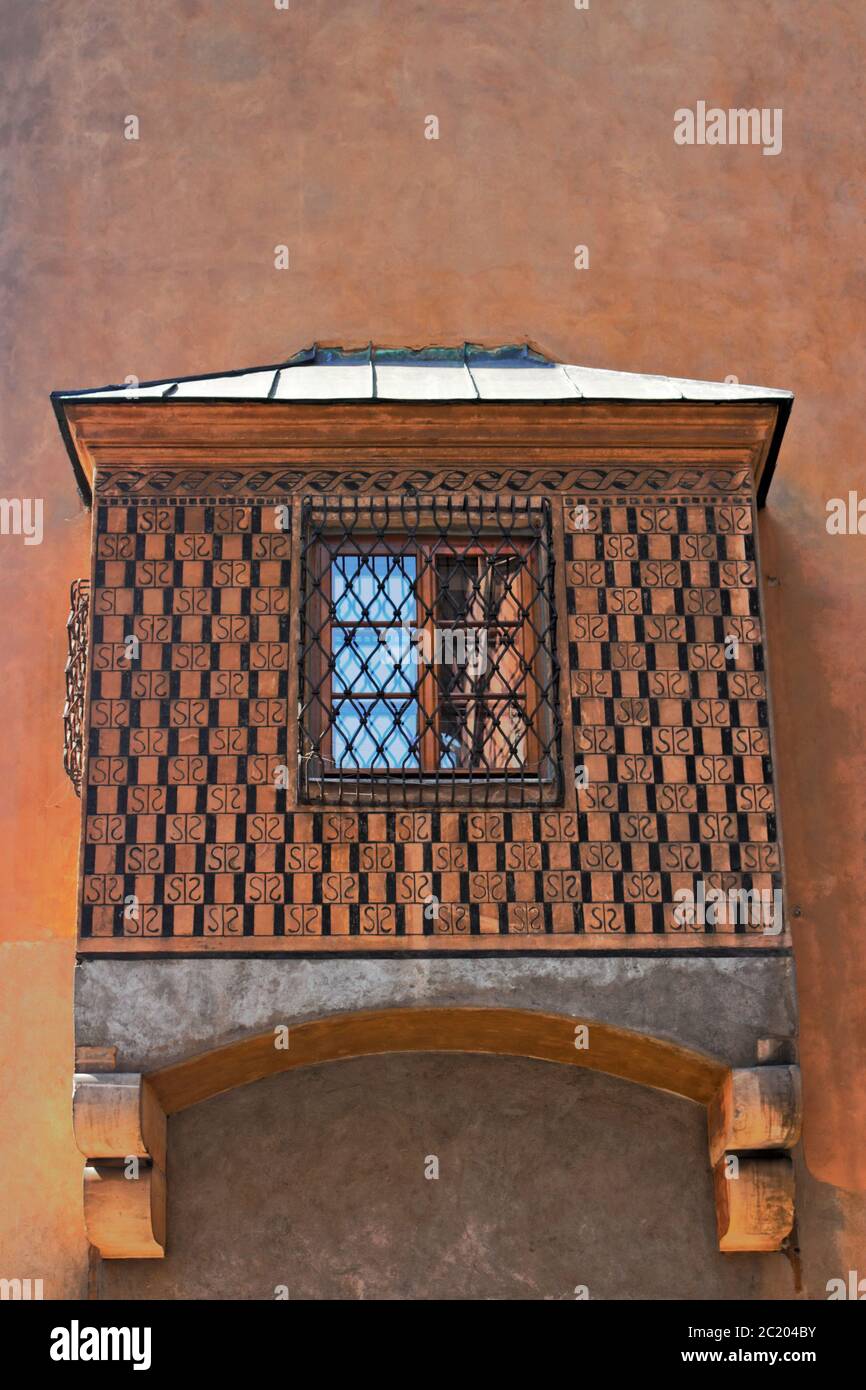Historical bay window Stock Photo - Alamy