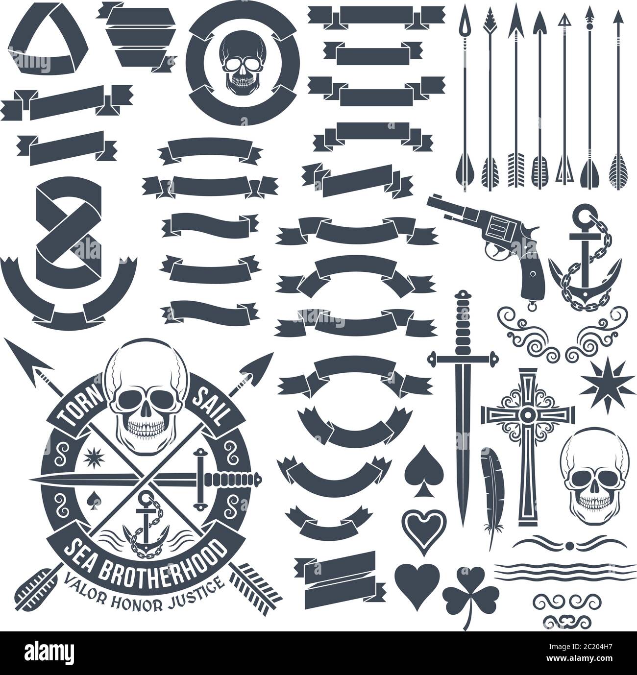 Gun dagger Cut Out Stock Images & Pictures - Alamy