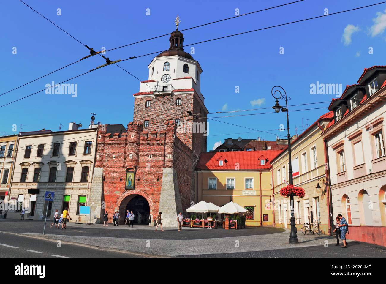 City gate to the old town Stock Photo - Alamy