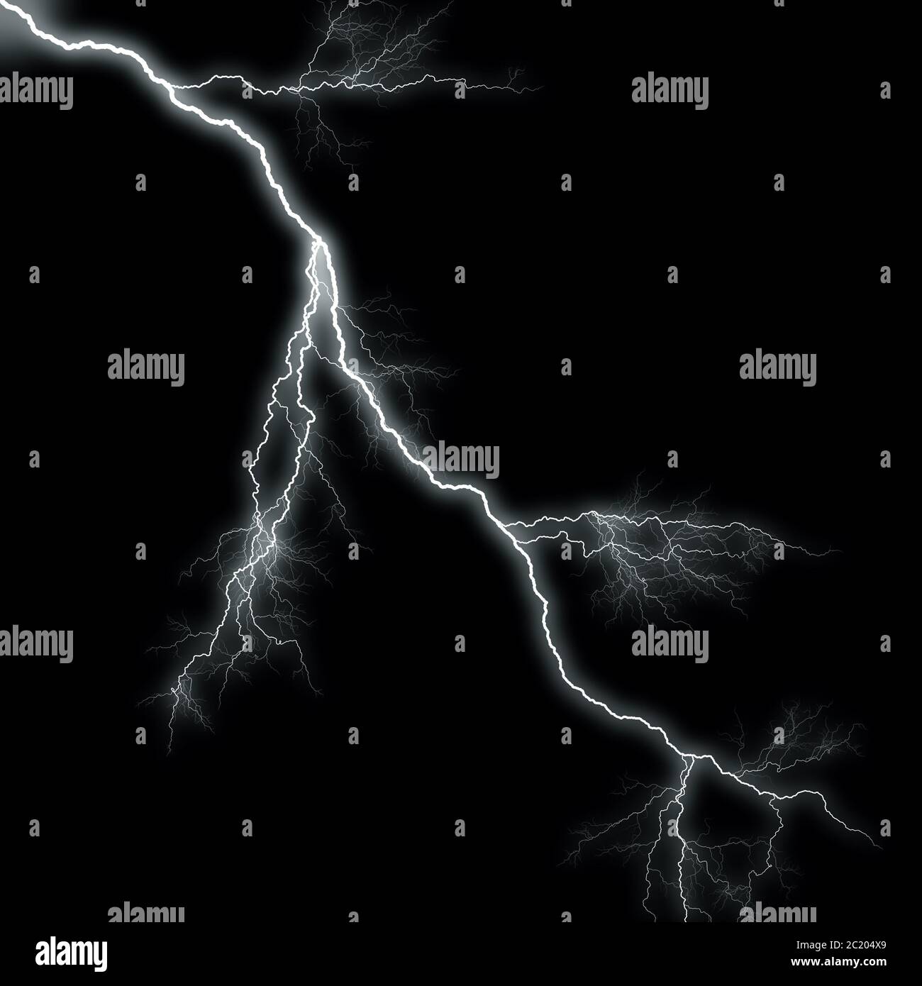 lightning against Night sky with stars background Stock Photo - Alamy