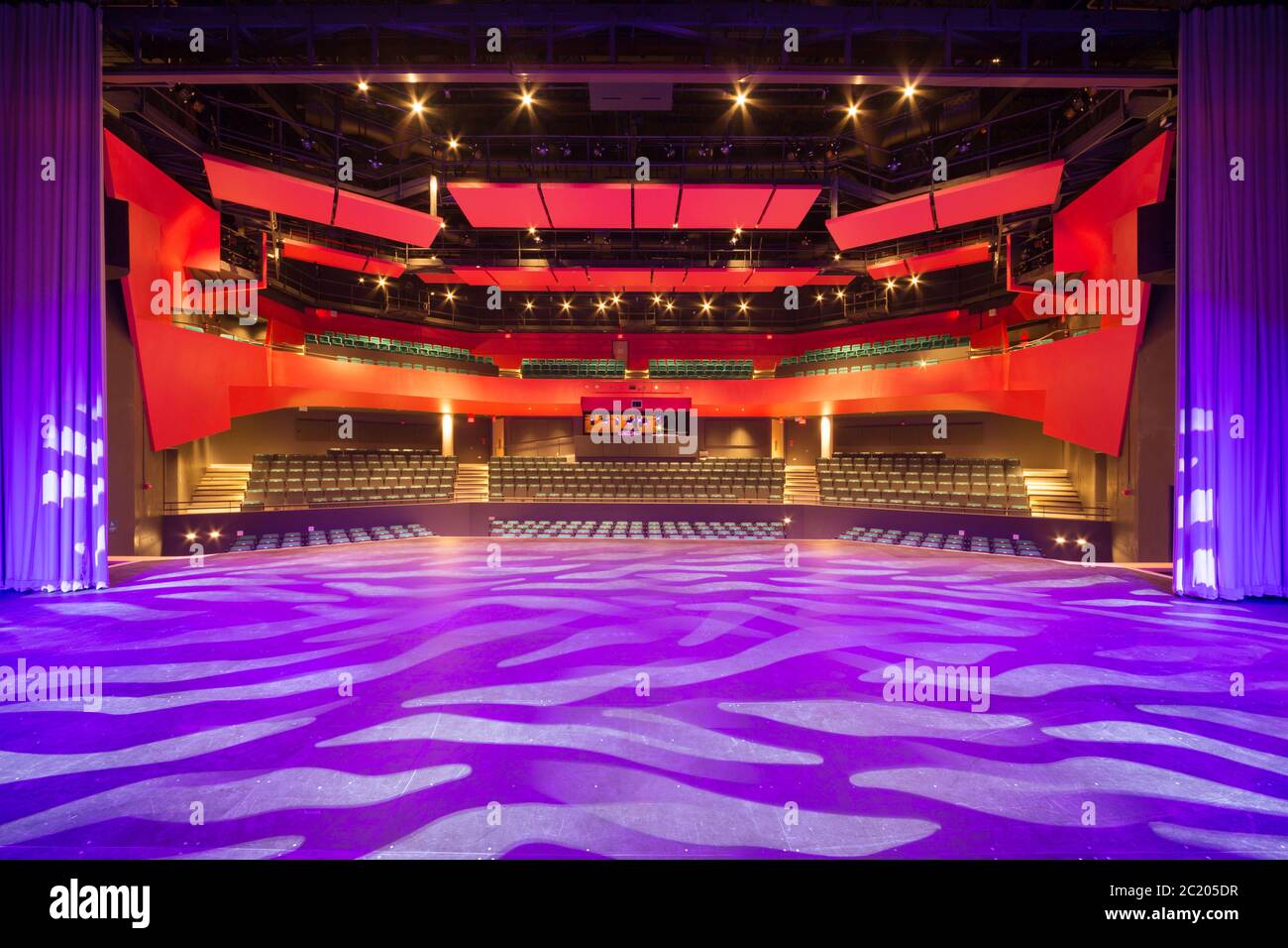 Modern Theatre - View from the stage Stock Photo - Alamy